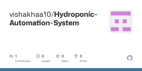 GitHub Vishakhaa Hydroponic Automation System