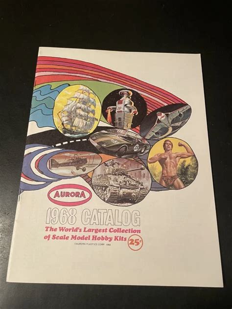 1968 Aurora Model Kit Hobby Catalog Original Monsters Heroes Tv Shows £38 65 Picclick Uk