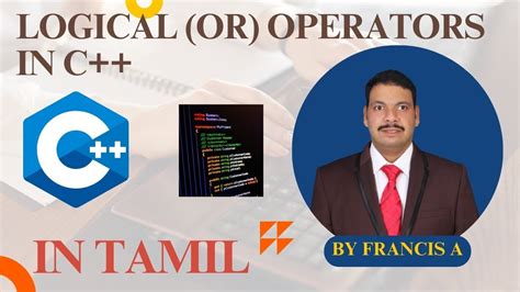 Logical Or Operators In C In Tamil Computer 360 Francisa