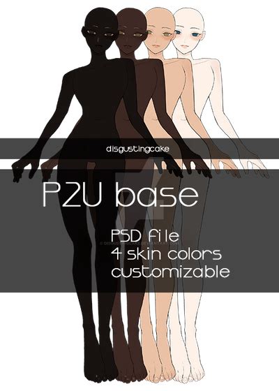 P2u Base By Disgustingcake On Deviantart