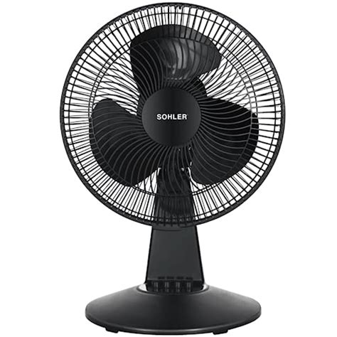 Sohler Table Fan 12 Inch Oscillating 3 Speeds Table Fan Small Portable