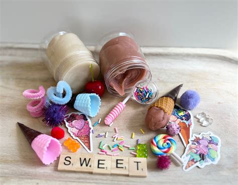 Ice Cream Shoppe Mini Playdough Kit Tiny And Bubbs