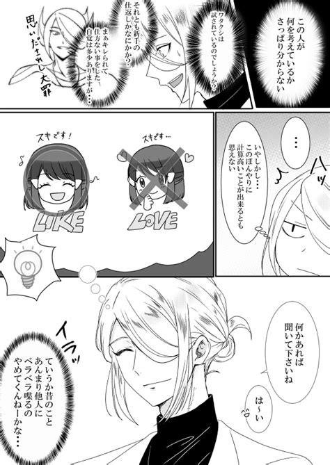 ウォロショウ「ウォロショウ現パロ2 1 ウォロショウ 」颯一郎現パロ執筆中（下書き作業）の漫画