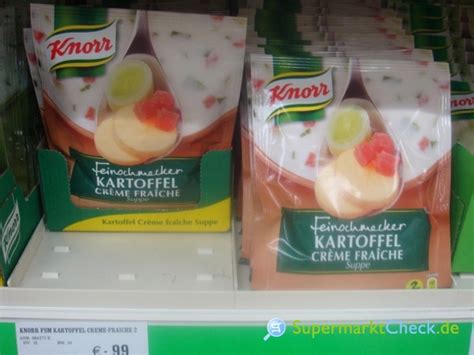 Knorr Feinschmecker Kartoffel Creme Fraiche Suppe Ergibt L Teller Preis Angebote