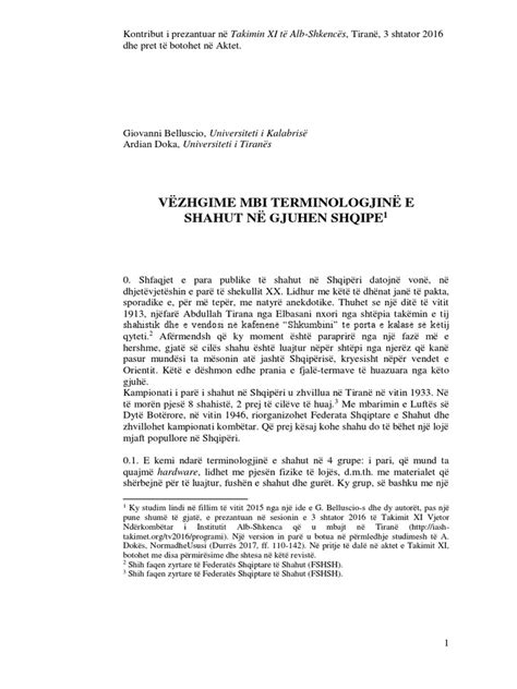 2016 Vezhgime Mbi Terminologjine E Shahu Pdf