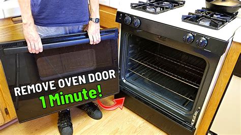 How To Easily Remove Reinstall Oven Door In Minute Jonny Diy Youtube