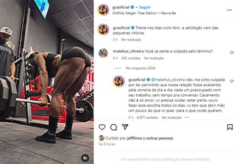 Gracyanne Barbosa Revela Se Sente Culpa Pelo Fim Do Casamento Belo