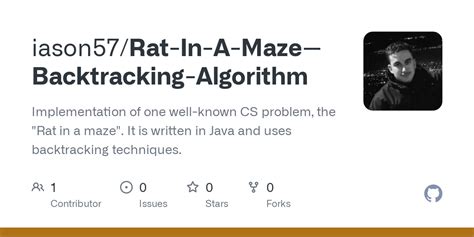 Github Iason57rat In A Maze Backtracking Algorithm Implementation