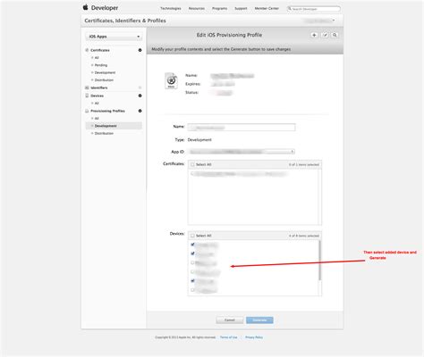 Ios How Do I Add A Device To My Provisioning Profile Stack Overflow