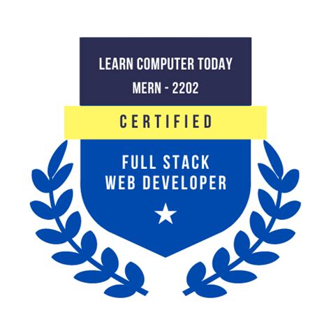 Fullstack Web Developer Path Learn Computer Today