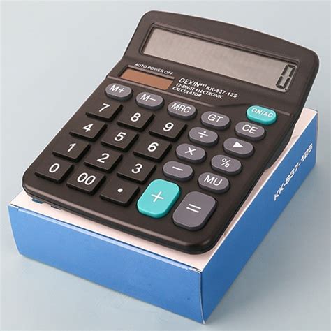 Digit Large Screen Solar Battery Operated Basic Calculator Battery