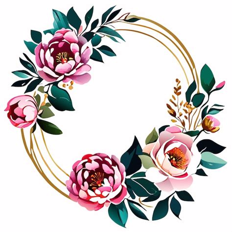 Premium Vector Isolated Peony Element For Graphic Design