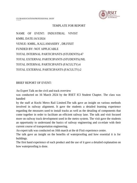Copy Of 01 Event Report Pdf