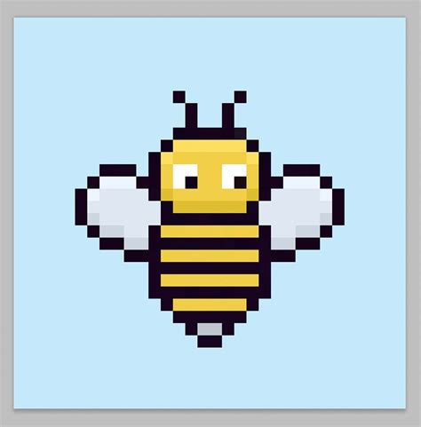 How To Make A Pixel Art Bee Mega Voxels