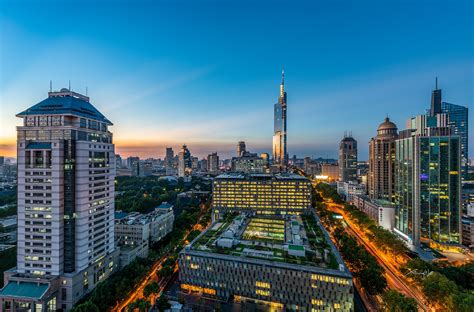 南京城市美景 阅江楼 河西金融城 三桥 长江大桥 中山陵 紫峰大厦 老