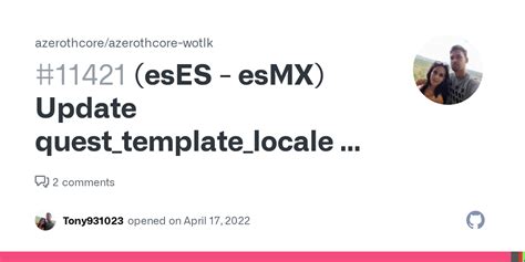 Eses Esmx Update Questtemplatelocale To 100 · Issue 11421