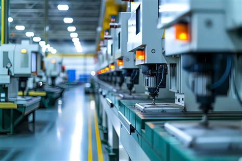 CNC Machine Processing AI Technology Generated Image Premium AI Generated Image