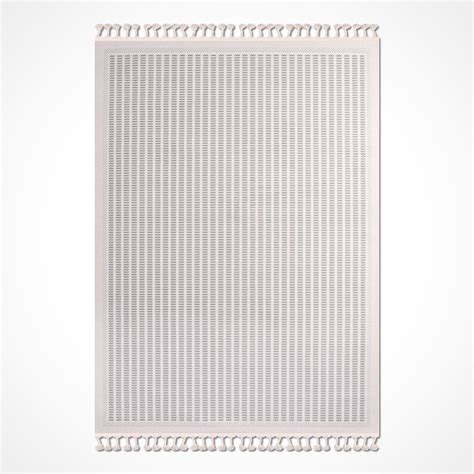 Aegean House Mahogany Gray Striped Polyester Machine Made Area Rug