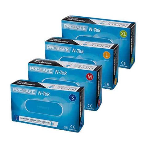 Gloves Nitrile Med Blue Pf Rapidclean Principal Products