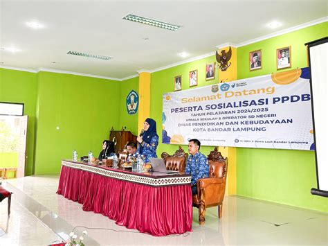 Kadisdikbud Kota Bandar Lampung Sosialisasikan PPDB SD Tahun Pelajaran 2024 2025 Matamata Id