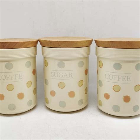 Kitchen Craft Classic Collection Storage Containers 2 Coffee And 1