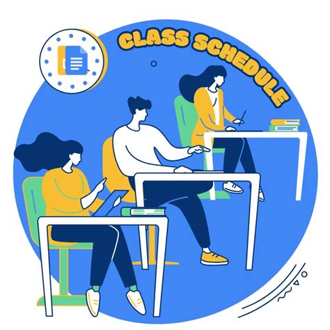 Free Class Schedule Templates Docsandslides