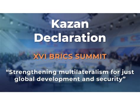 Xvi Brics Summit Kazan Declaration