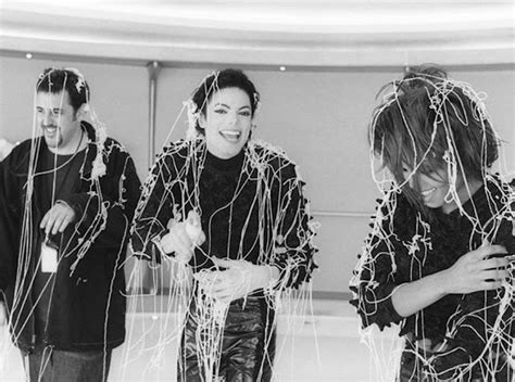 Michael Jackson And Janet Jackson On The Video Shoot For Scream” 1995