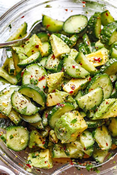 Cucumber Avocado Salad Artofit