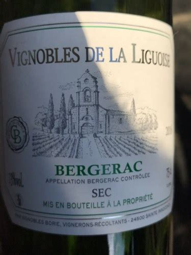 Vignobles De La Liguoise Bergerac Sec Vivino US