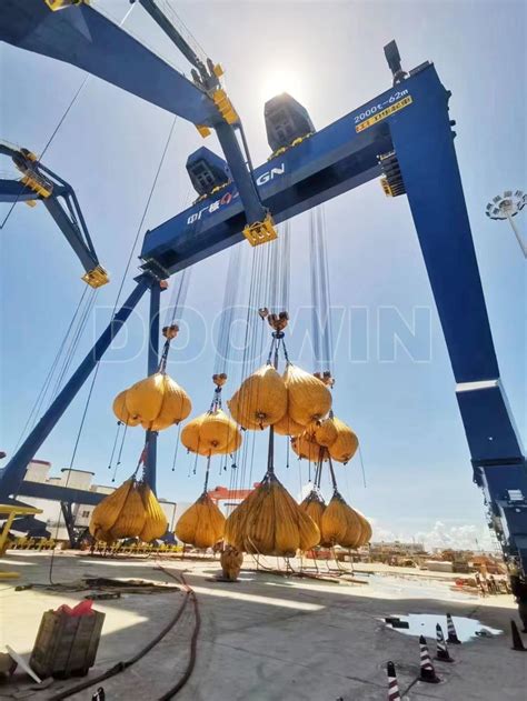 2000t Gantry Crane Proof Load Testing Doowin Load Testing
