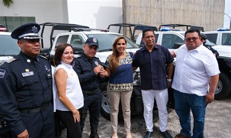 Entrega Mara Lezama 15 Patrullas Para Reforzar La Seguridad En Cozumel