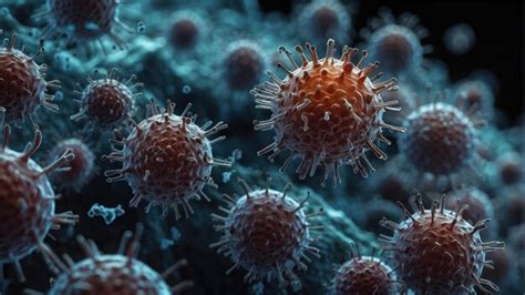 Premium Photo Virus Structure Under The Microscope Illustration