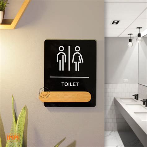 Jual Sign Toilet Kayu Akrilik Inpi House Shopee Indonesia