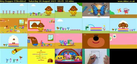 Hey Duggee Cbeebies 2023 08 26 0945