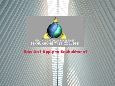 How Do I Apply To Sekhukhune South African Tvet Colleges