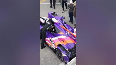 Wynn S Lmp Car Heads Out Of Garage For Rolex 24 Lineup Youtube