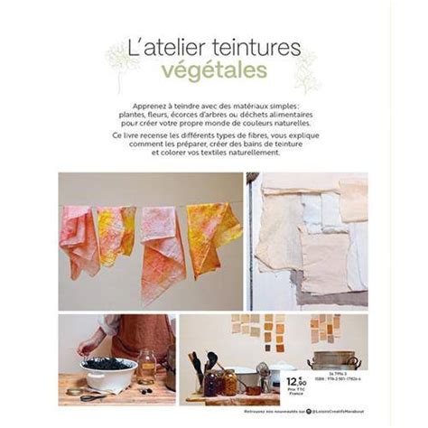 L ATELIER TEINTURES VEGETALES jusqu à épuisement
