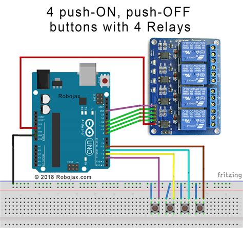 Arduino Push Button Schematic Arduino Led Button Push Circui