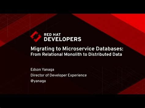 NDC Conferences Talk Migrating To Microservice Databases From