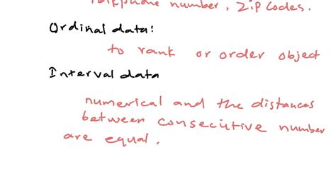 Solved Four Scales Of Measurement Were Introduced In This Chapter Nominal Ordinal Interval
