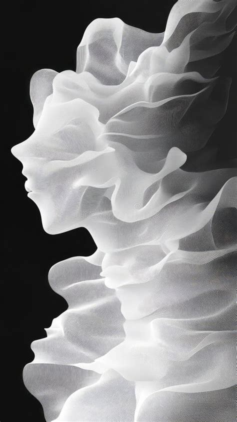 Abstract Black And White Brush Strokes Artwork Featuring Dynamic And Expressive Vertical Lines