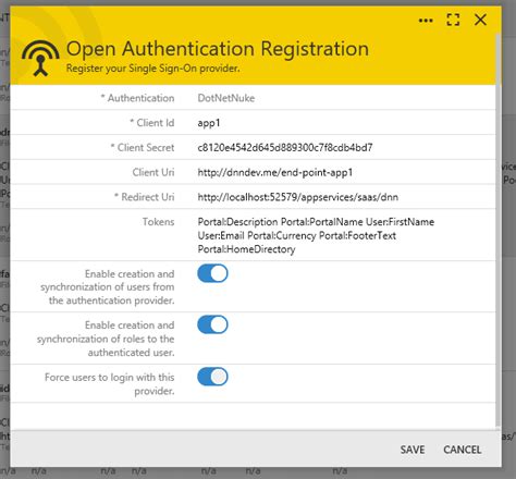 Code On Time Security External Authentication Adding An External