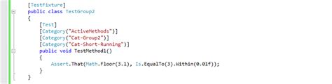 development technologies unit testing best practices nunit