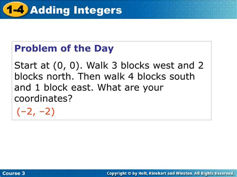 Ppt Warm Up Graph Each Number On A Number Line 1 5 2 7 3 4 4