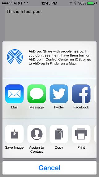 An Ios 10 Facebook Integration Tutorial Using Uiactivityviewcontroller