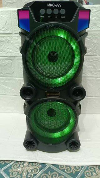 Jual MKC KIMISO Speaker Bluetooth QS Bonus Mic Karaoke Dual Speaker Inchi X Salon Aktif