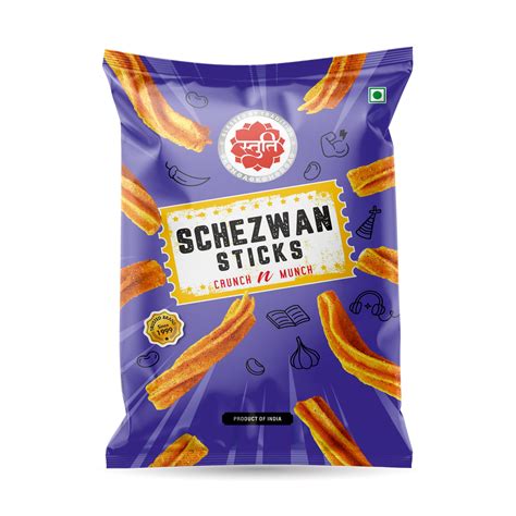 Schezwan Sticks 200g Stuti Khakhra
