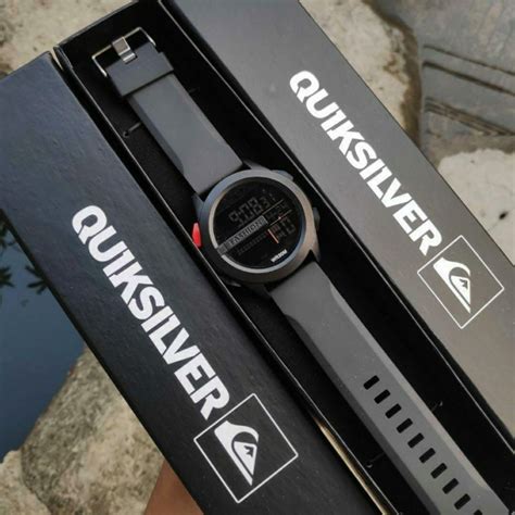 Jual NEW Product Jam Tangan Pria Quicksilver Bulat Strap Rubber