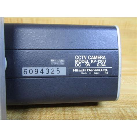 Hitachi Kp 120u Cctv Camera 6094325 Used Mara Industrial
